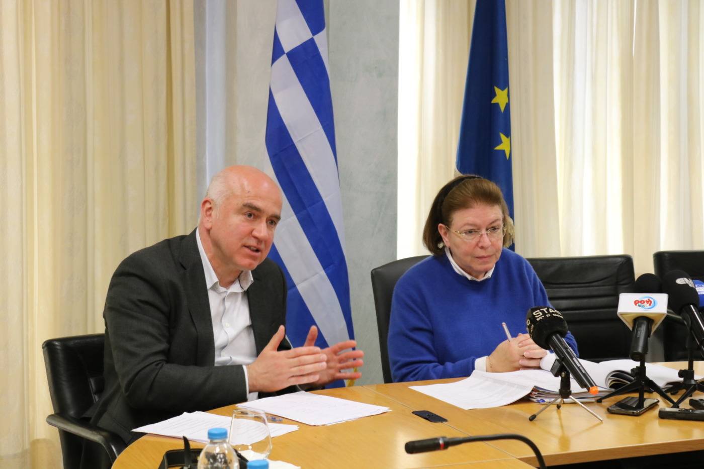 Σύσκεψη του Περιφερειάρχη ΑΜΘ με Λίνα Μενδώνη και Γιώργο Κουμεντάκη