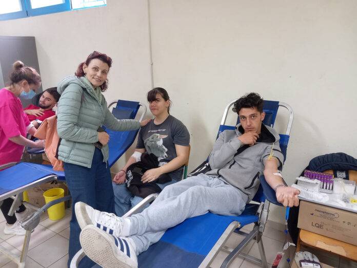 Με την συμμετοχή πολλών μαθητών η εθελοντική αιμοδοσία στο 2ο ΕΠΑΛ Ξάνθης